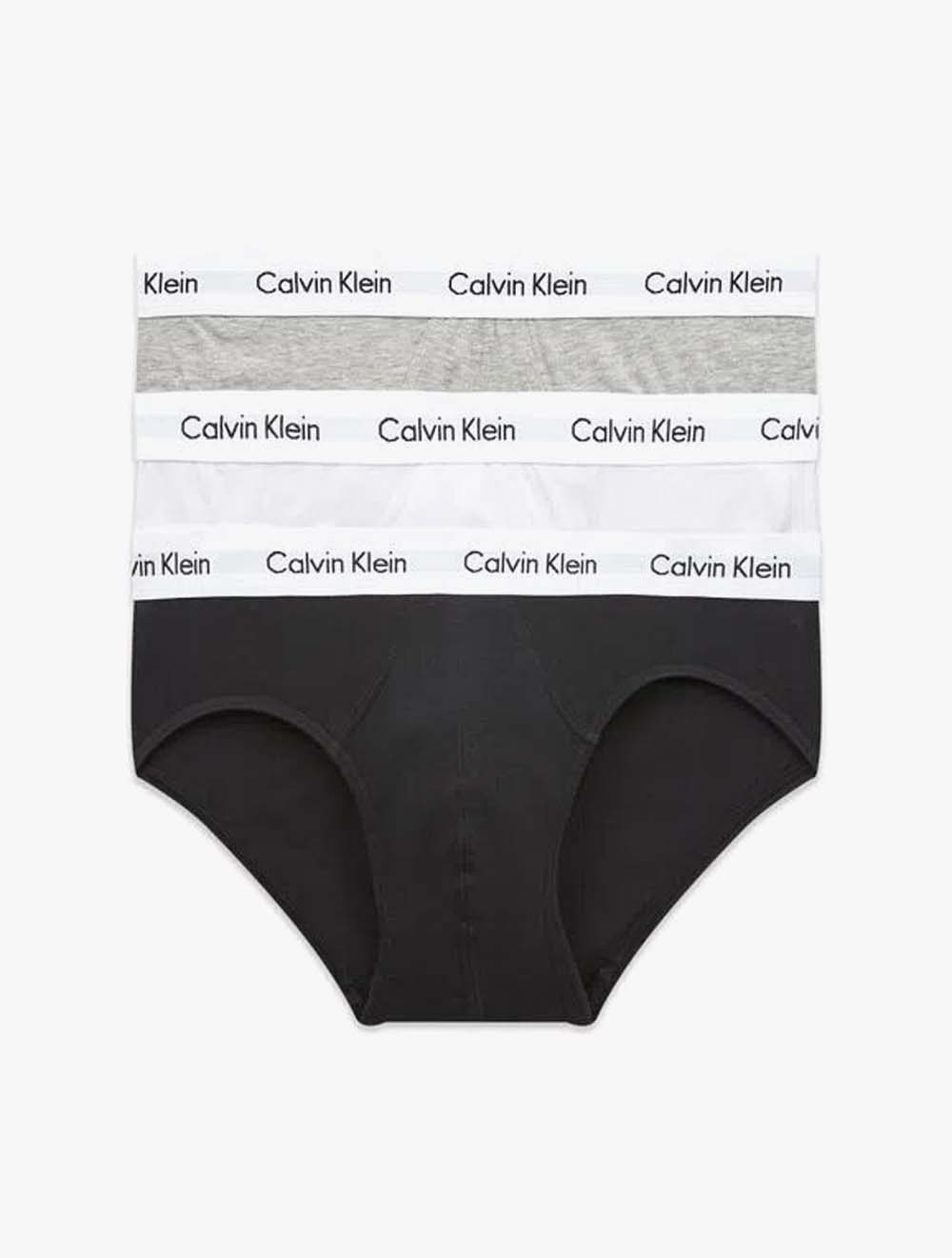 CK Underwear - 3 Pack Hip Briefs
